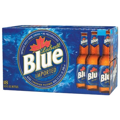 LABATT BLUE 18 / 11.5 OZ BOTTLES - Sam's Club