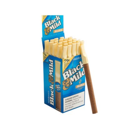 Black & Mild Upright Plastic Tip Cigars Blues, Pre-Priced (25ct.) - Sam ...