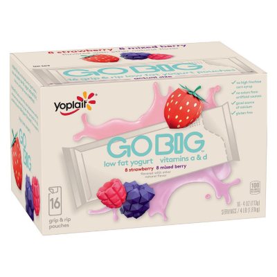 GO BIG YOGURT POUCH 16 CT - Sam's Club