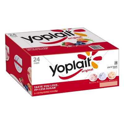 Yoplait Yogurt Flavors Yoplait Original Strawberry Kiwi Yogurt Case