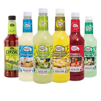 Master of Mixes Cocktail Party Variety Pack (1 Liter/33.8 fl oz. ea., 6 ...