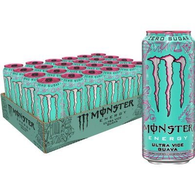 Monster Ultra Energy Drink, Vice Guava, 16 fl. oz., 24 pk. - Sam's Club