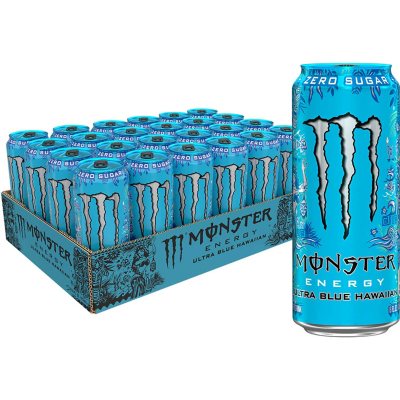 Monster Energy Ultra Blue Hawaiian, 16 fl. oz., 24 pk. - Sam's Club