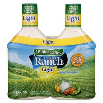 Hidden Valley® Ranch Light - 2/36oz - Sam's Club