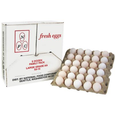 GRADE AA LARGE EGGS 5 DOZEN - Sam's Club