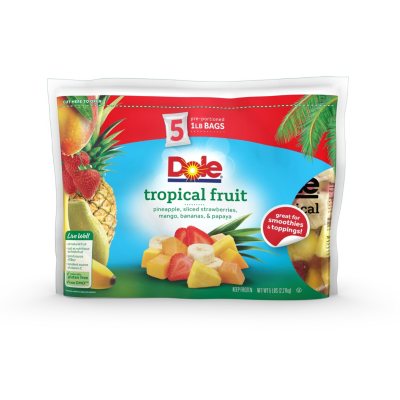 Dole Tropical Fruit Medley, Frozen (80 oz.) - Sam's Club