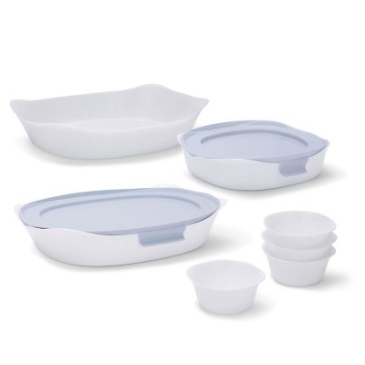 Rubbermaid DuraLite Glass Bakeware, 9-Piece Set, Assorted Sizes - Sam's ...