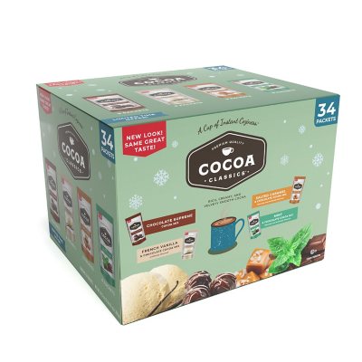 Cocoa Classics Cocoa Mix Variety Pack, 34 ct. - Sam's Club