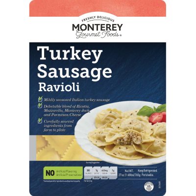 Monterey Turkey Sausage Ravioli (27 oz.) - Sam's Club