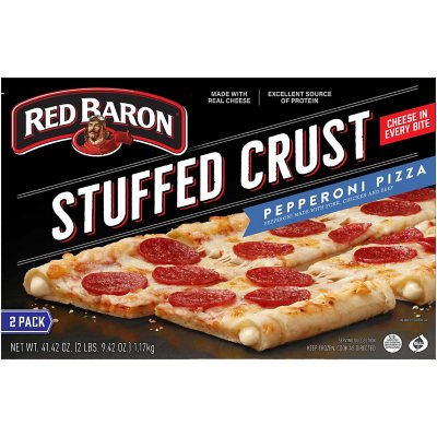 Red Baron Stuffed Crust Pizza, Pepperoni (2 pk.) - Sam's Club