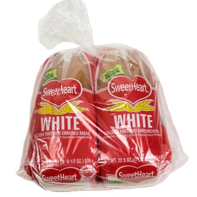 Click here for Sweetheart Enriched White Bread (22.5 oz.  2 pk.) prices