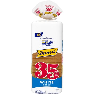 Click here for Heiners 35 Calorie White Bread (16 oz.  2 pk.) prices