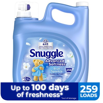 Snuggle Advanced Softness Liquid Fabric Softener, Blue Sparkle, 259 ...