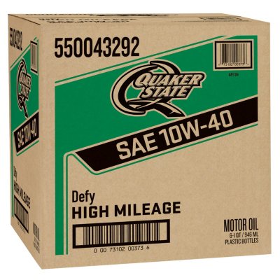 Click here for Quaker State High Mileage SAE 10W-40 Motor Oil prices