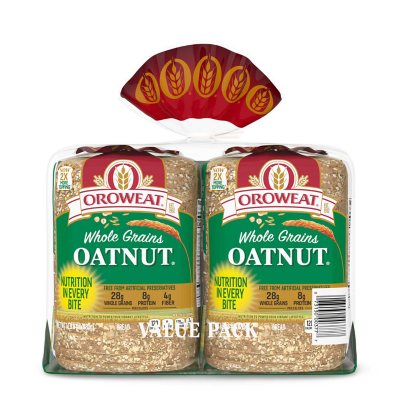Click here for Oroweat Whole Grains Oatnut Bread  24 oz.  2 pk. prices