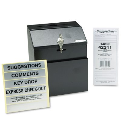 Click here for Safco Steel Suggestion/Key Drop Box prices
