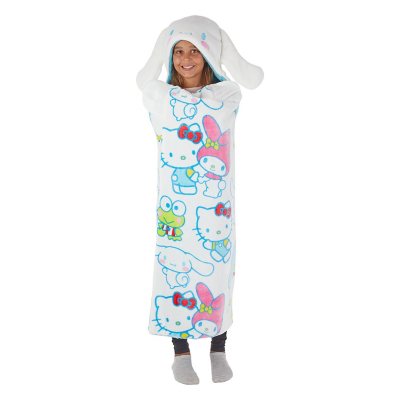 Click here for Kids Plush Hooded Throw with Faux Fur Lining  40 x... prices