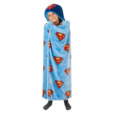 Click here for Kids Plush Hooded Throw with Faux Fur Lining  40 x... prices