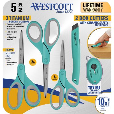 5PK CUTTING KIT SCISSORS BOX CUTTER - Sam's Club