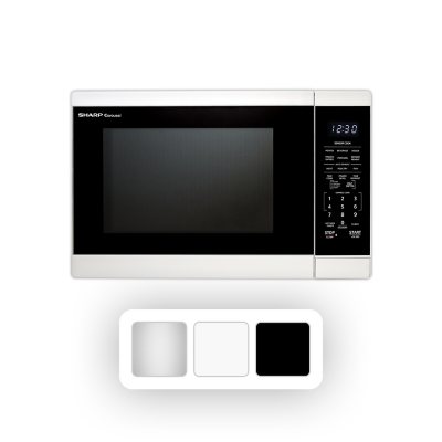 Click here for 1.4 cu ft 1100 Watt Microwave (White):- White prices