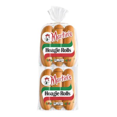 Click here for Martins Plain Hoagie 6 ct.  2 pk. prices