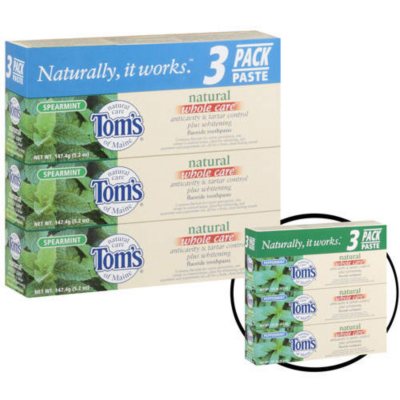 Tom's® of Maine Fluoride Toothpaste - 3 pk. - 5.2 oz. - Sam's Club