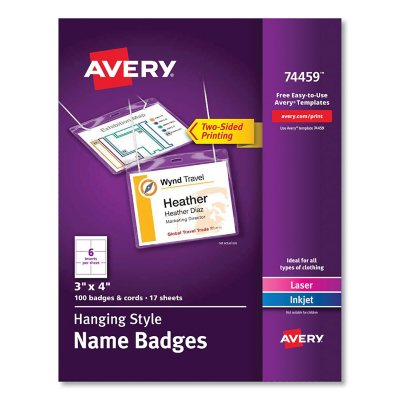 Click here for Avery Flexible Name Badge Holders - 100 ct. prices
