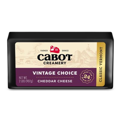 Click here for Cabot Vintage Cheddar Cheese (2 lb.) prices
