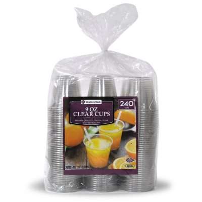 Member's Mark Clear Plastic Cups (9 oz., 240 ct.) - Sam's Club