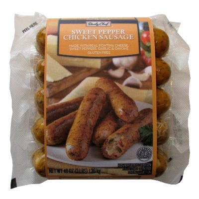 Sweet Pepper Chicken Sausage (3 lbs.) - Sam's Club