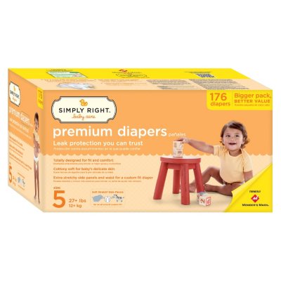 SIMPLY RIGHT SZ 5 176 CT - Sam's Club