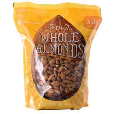 Daily Chef Whole Almonds (3 lbs.) - Sam's Club