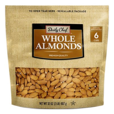 Daily Chef Natural Whole California Almonds (32 oz.) - Sam's Club