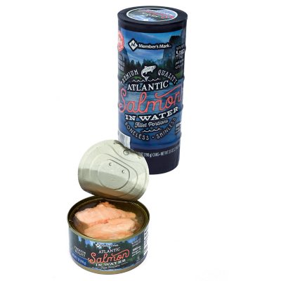 Click here for Members Mark Canned Atlantic Salmon 7 oz.  5 pk. prices