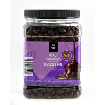 Member's Mark Chocolate Raisins (54 oz.) - Sam's Club