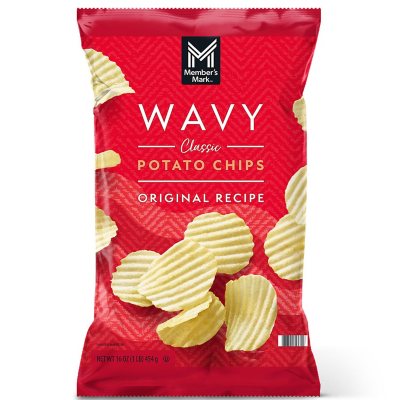 Click here for Members Mark Wavy Potato Chips  16 oz. prices