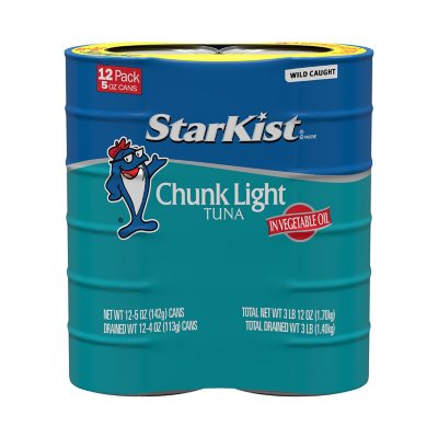 Click here for StarKist Chunk Light Tuna in Oil 5 oz.  12 pk. prices