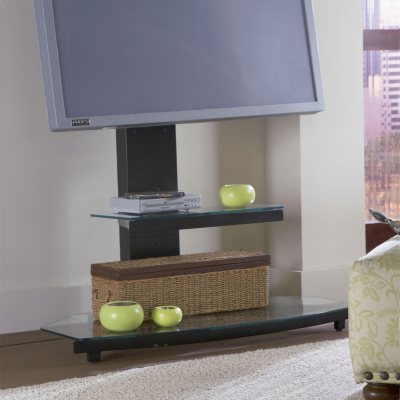 Matte Black Flat Panel TV & Component Stand - Sam's Club