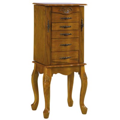 Nostalgic Oak Jewelry Armoire - Sam's Club