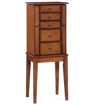 English Country Aged English Brown Jewelry Armoire - Sam's Club
