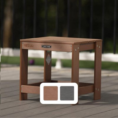 Click here for Lifetime Adirondack Table (Brown):- Brown prices