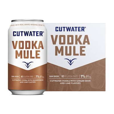 Cutwater Vodka Mule (355 ml can, 4 pk.) - Sam's Club