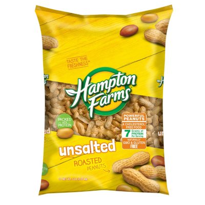 Click here for Hampton Farms Unsalted In-Shell Peanuts  5 lbs. prices