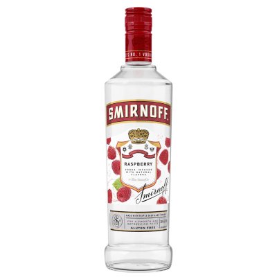+SMIRNIFF RASPBERRY VODKA 750ML - Sam's Club