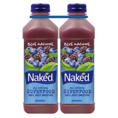 Naked® Blue Machine® Juice Smoothie - 2/32oz - Sam's Club