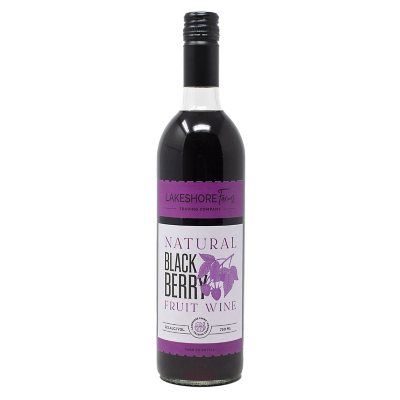 Lakeshore Farms Natural Blackberry Fruit Wine (750 ml) - Sam's Club