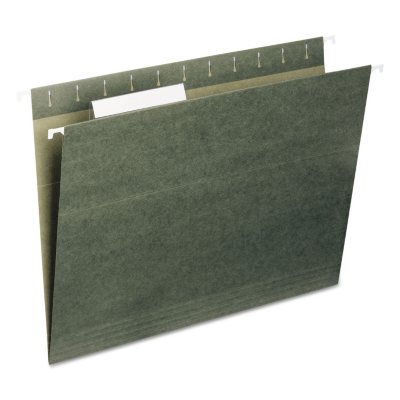 Click here for Smead 1/3 Tab Hanging File Folders  Green (Letter) prices