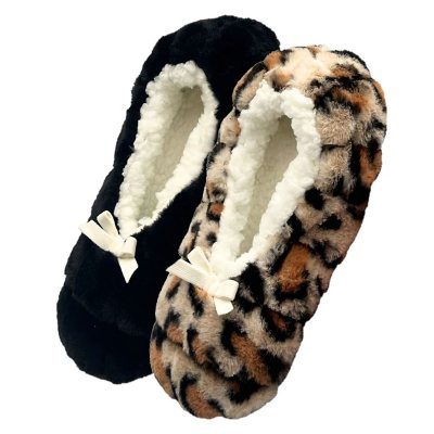 Brookstone Women's 2-Pack Cozy Slipper Sock - Sam's Club