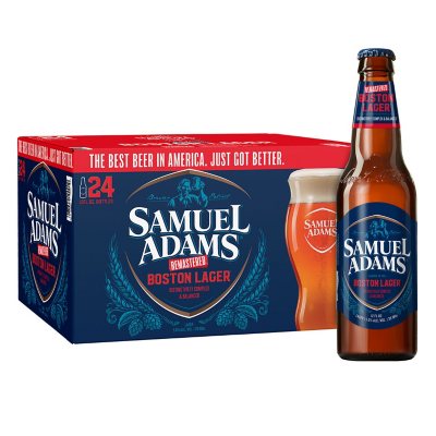 SAM ADAMS LAGER 24 / 12 OZ BOTTLES - Sam's Club