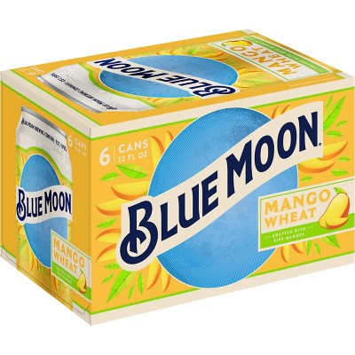 Blue Moon Mango Wheat Beer (12 fl. oz., 6 pk.) - Sam's Club